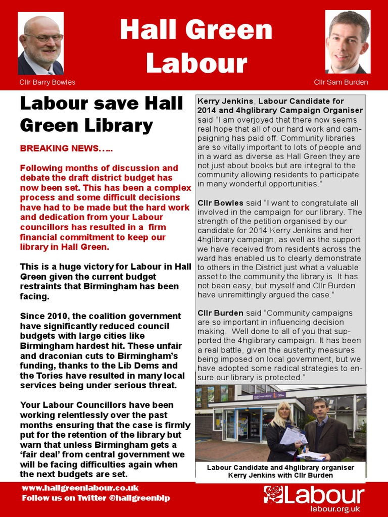 Special Leaflet | PDF | Labour Party (Uk) | Politics Of The United Kingdom