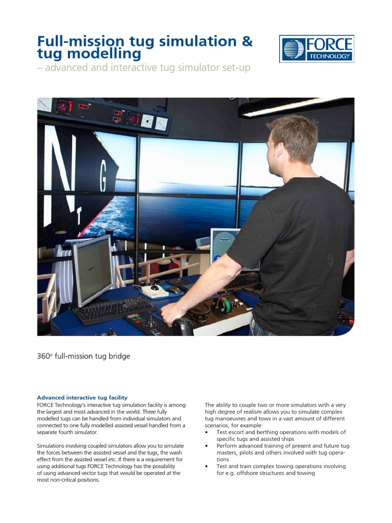 Full Mission Simulator | Tugboat | Simulation