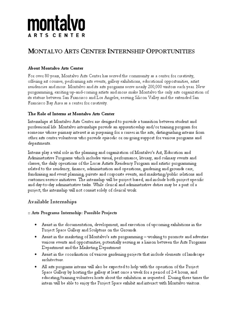 Intern Application Packet | PDF | Internship | Job Hunting