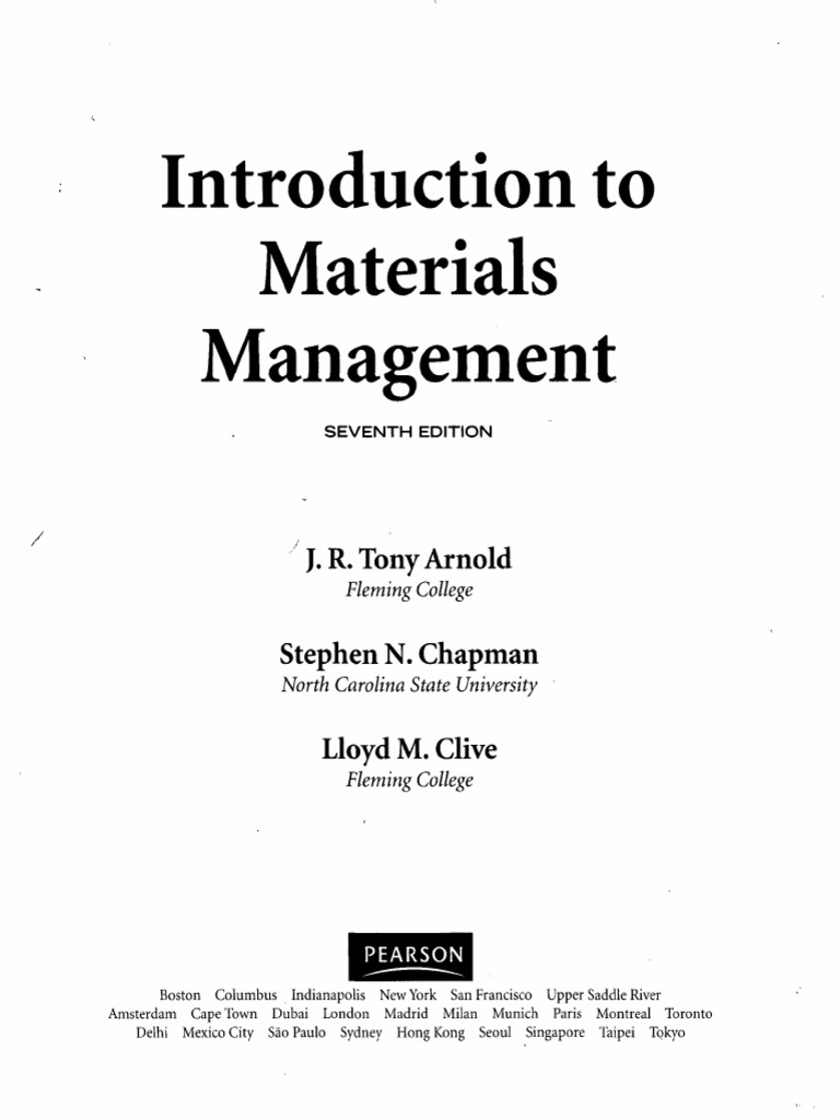 Materials Management For Professionals | PDF
