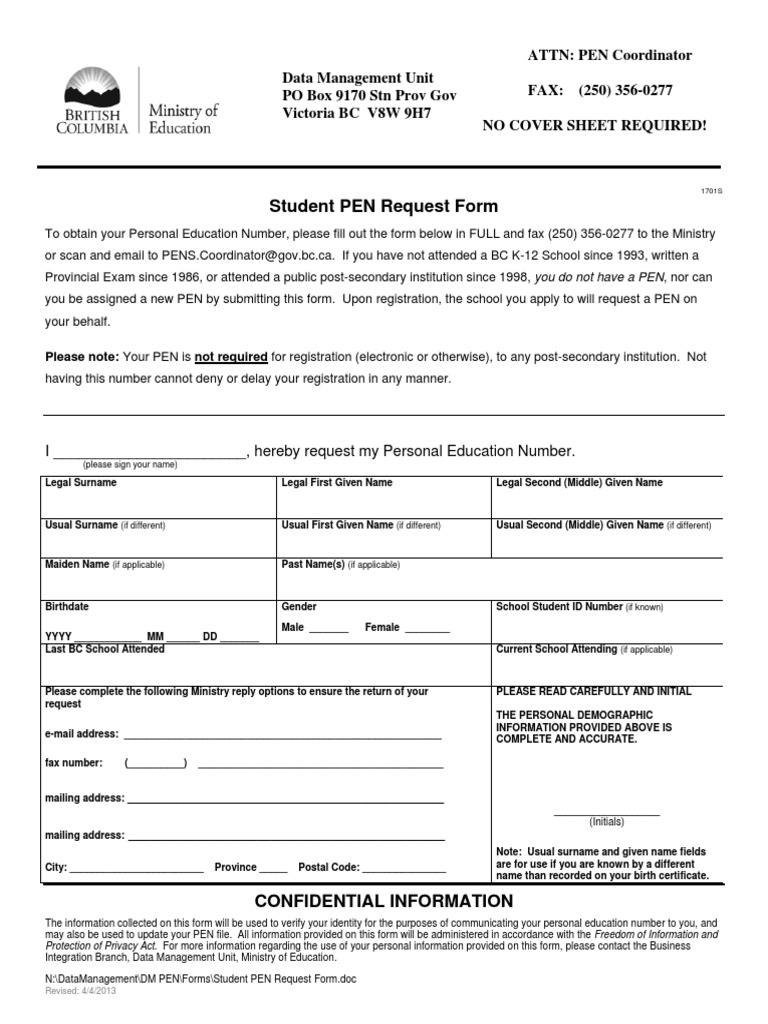 Foi Form | PDF | Freedom Of Information Act (United States) | Information