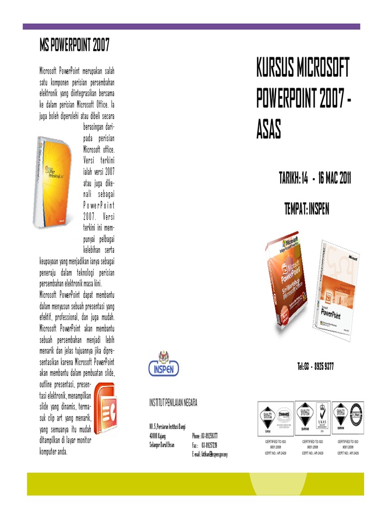 Asas PowerPoint | PDF