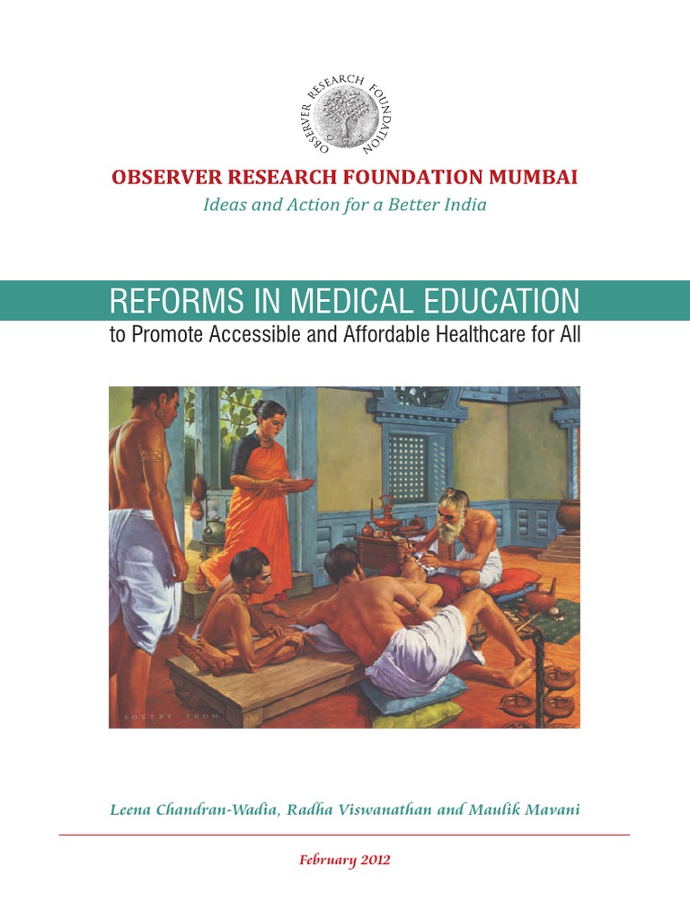 ORF Report Medical Education Feb2012 | PDF | Medical Education | Health ...