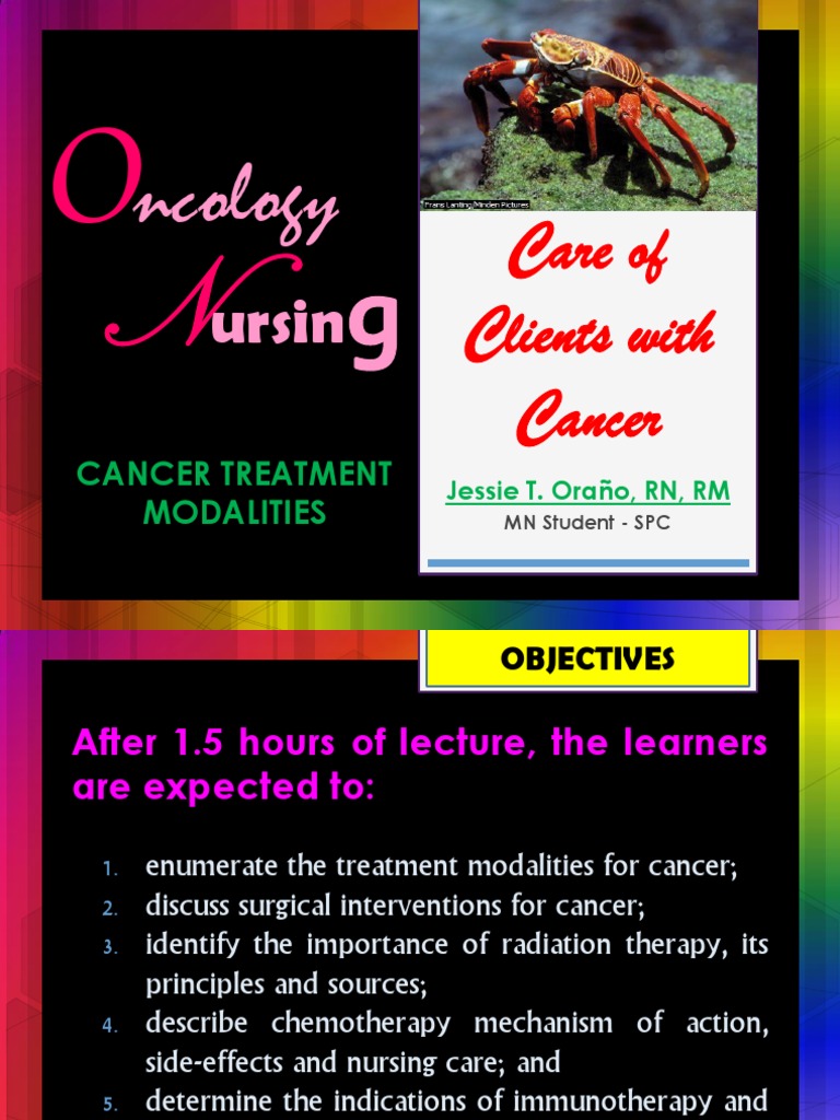 A Comprehensive Overview of Cancer Treatment Modalities with a Focus on ...