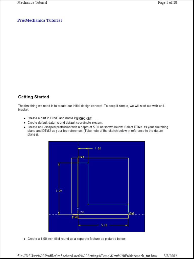 Mechanica Tutorial | PDF | Technology & Engineering