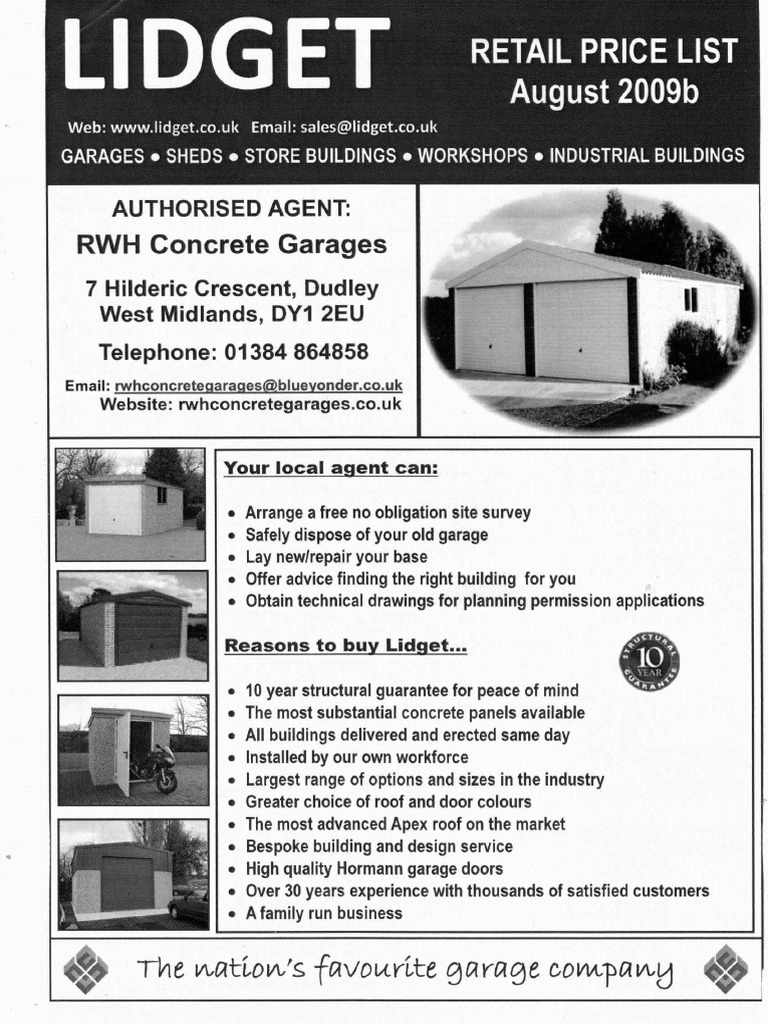 RWH Authorised Lidget Compton Agents | PDF | Technology & Engineering