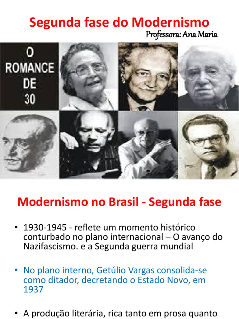 2 Fase Do Modernismo | PDF | Poesia | Prosa