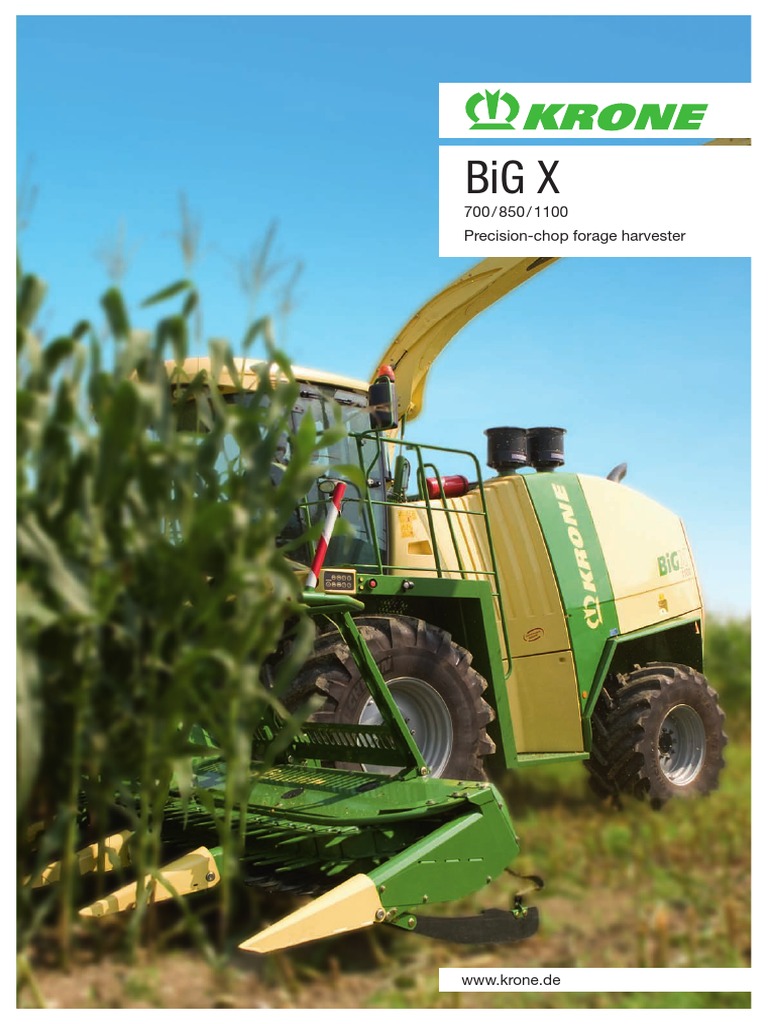 Krone BigX New Range | PDF | Technology & Engineering