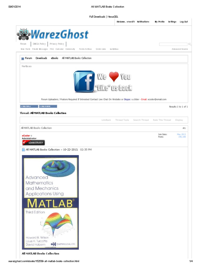 All MATLAB Books Collection | PDF | Matlab | Internet Forum