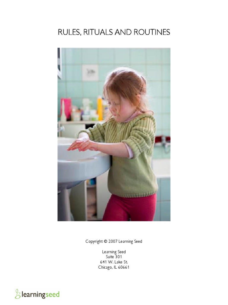 1303 Rules Rituals Routines Guide | PDF | Rituals | Attachment Theory