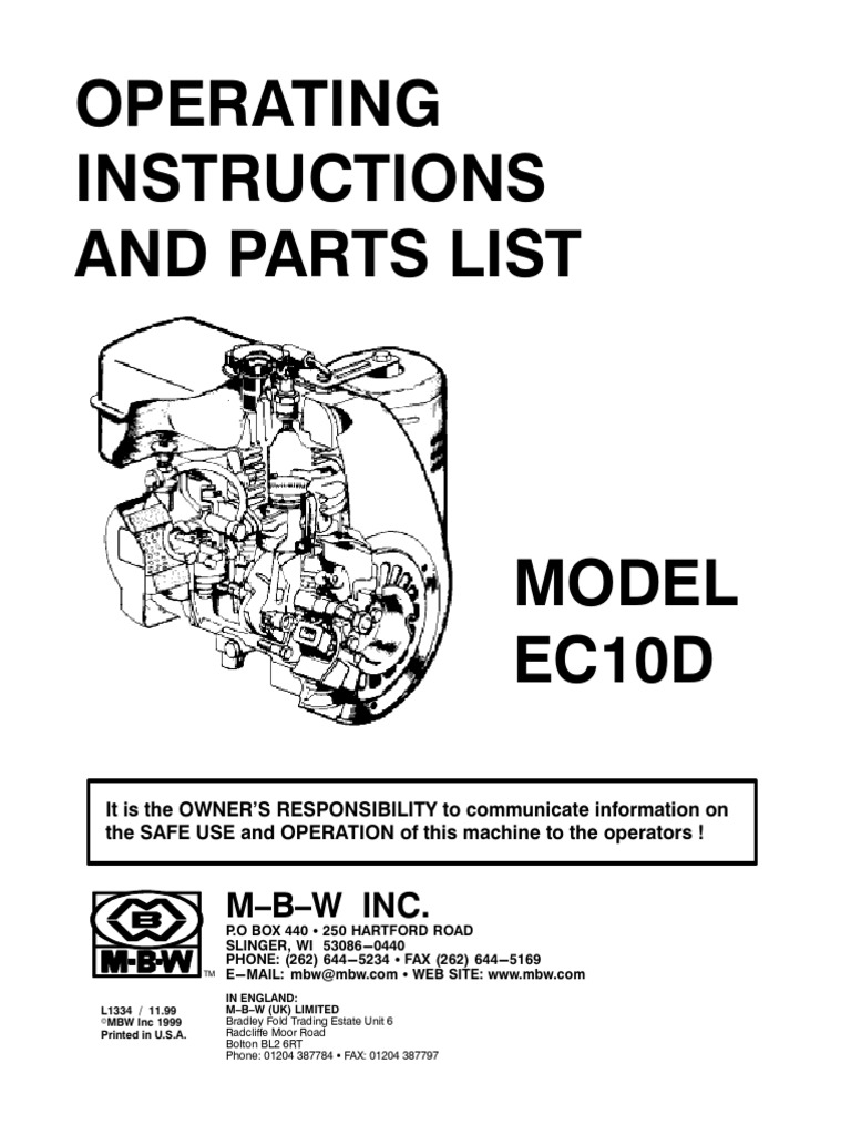 Ec10d 1 | PDF | Carburetor | Screw