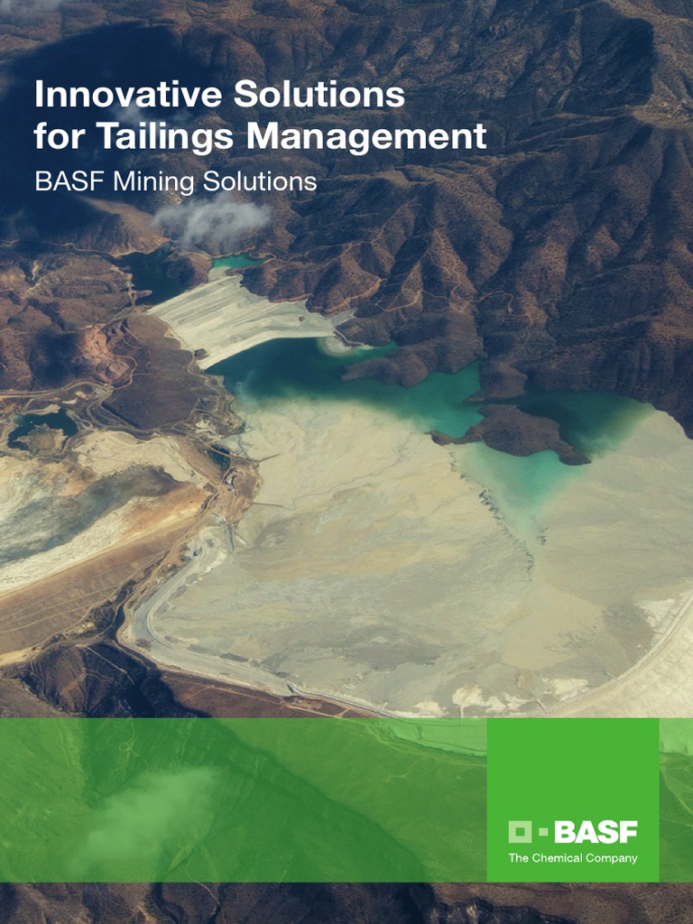 BASF Mining Solutions Tailings-Management | PDF | Mining | Industries