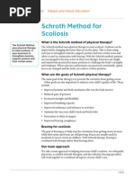 Core Principles of the Schroth Method | PDF | Scoliosis | Vertebral Column