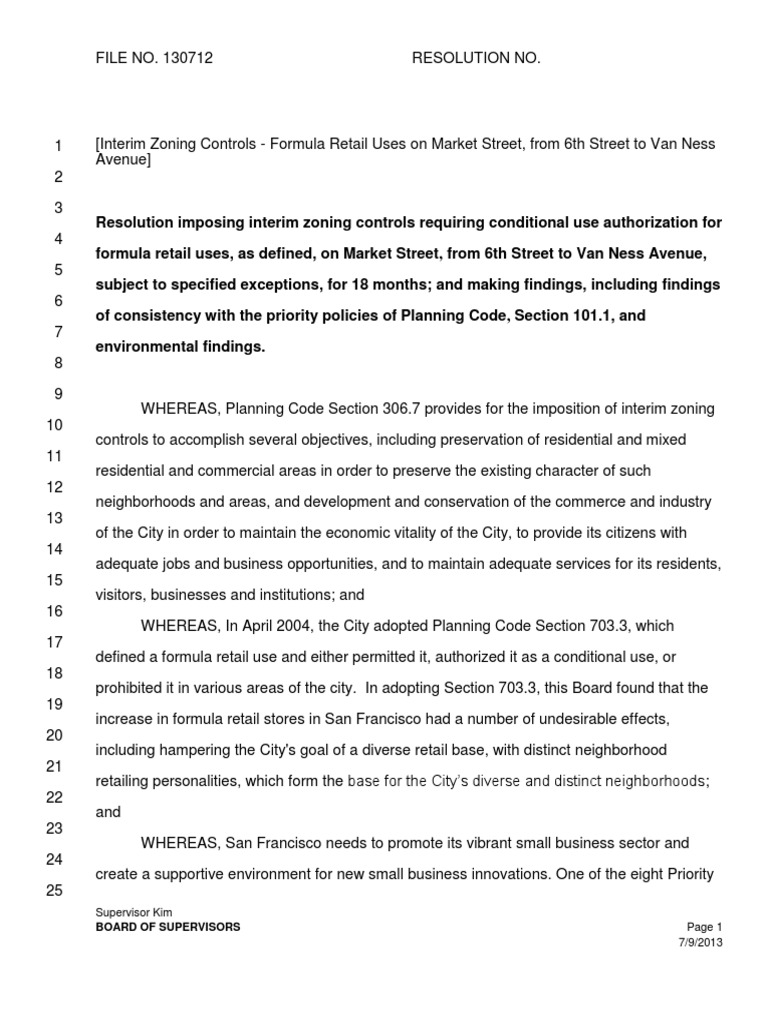 Mid Market Zoning Contols | PDF | Zoning | Small Business