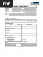 Process Audit VDA 6 3 Checklist | PDF | Business Process | Economies