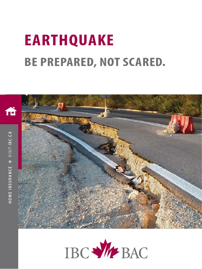 Earthquakeprep Brochure en | PDF | Home Insurance | Insurance