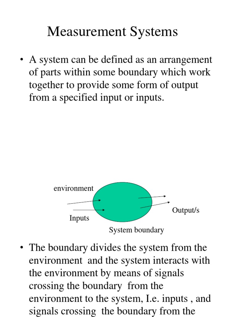 Measurement Systems | PDF | Accuracy And Precision | Sensor