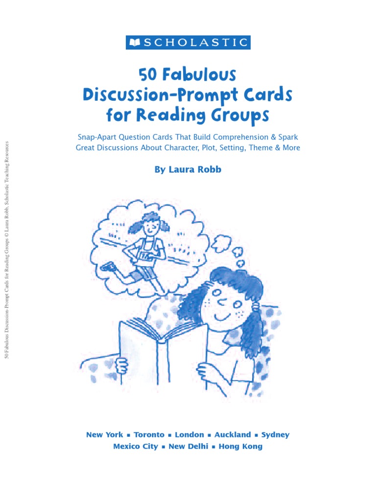 50 Fabulous Discussion-Prompt Cards For Reading Groups | PDF | Non ...