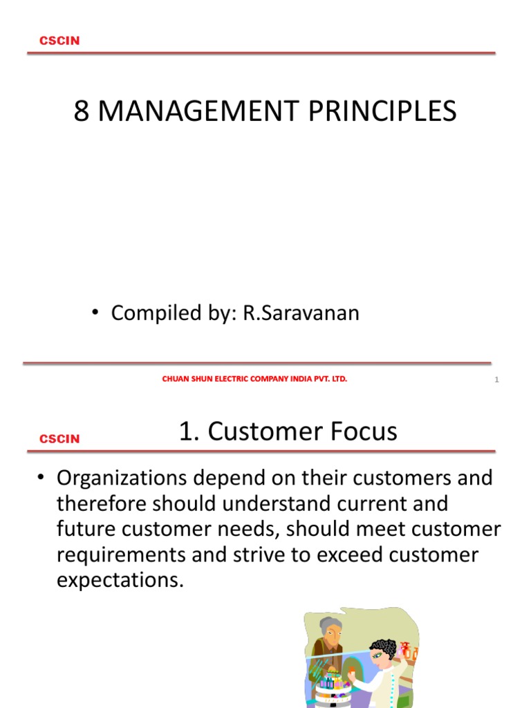 8 Management Principles | PDF | Leadership | Cognitive Science