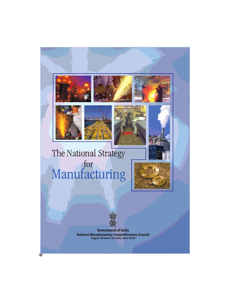 National Manufacturing Strategy Overview | PDF | Competitiveness ...
