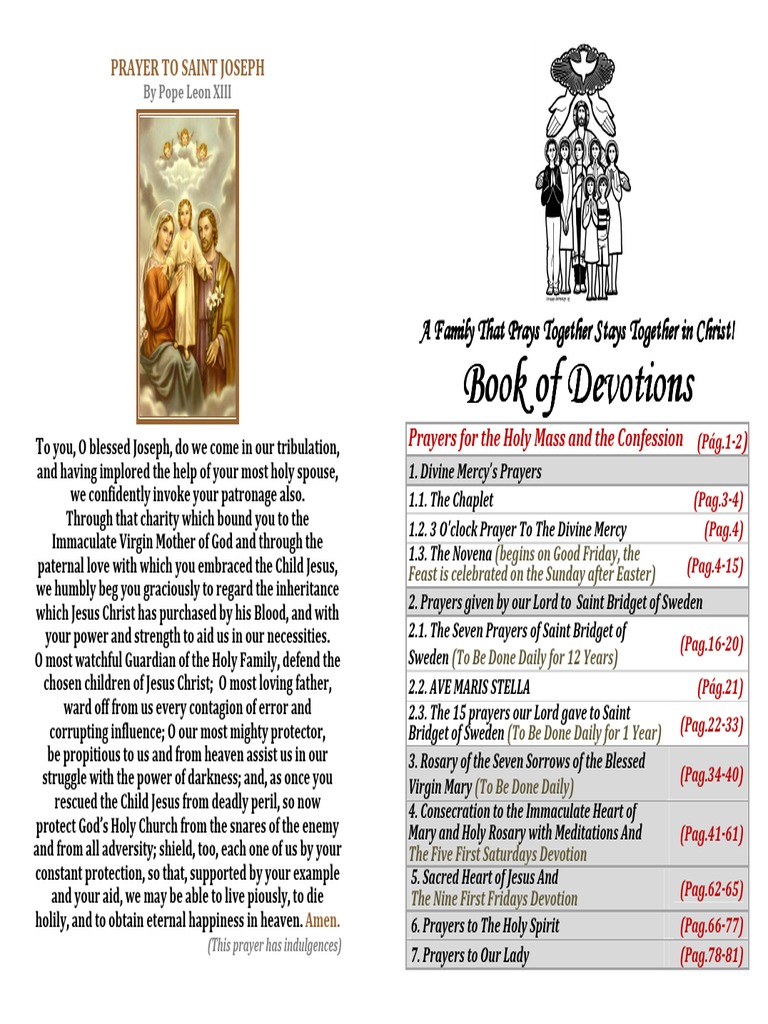 EN - A4 - Book of Catholic Devotions | PDF | Mercy | Mary, Mother Of Jesus