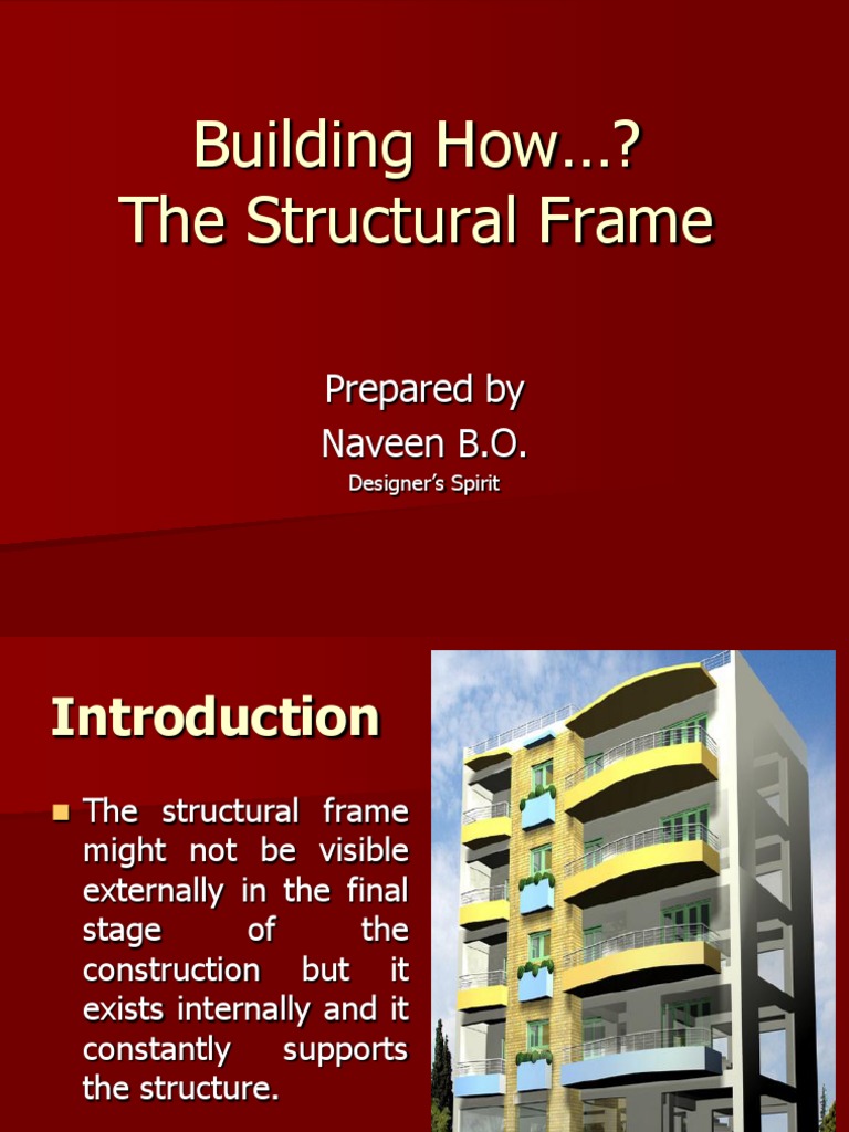 1.the Structural Frame - Contd | PDF | Framing (Construction ...