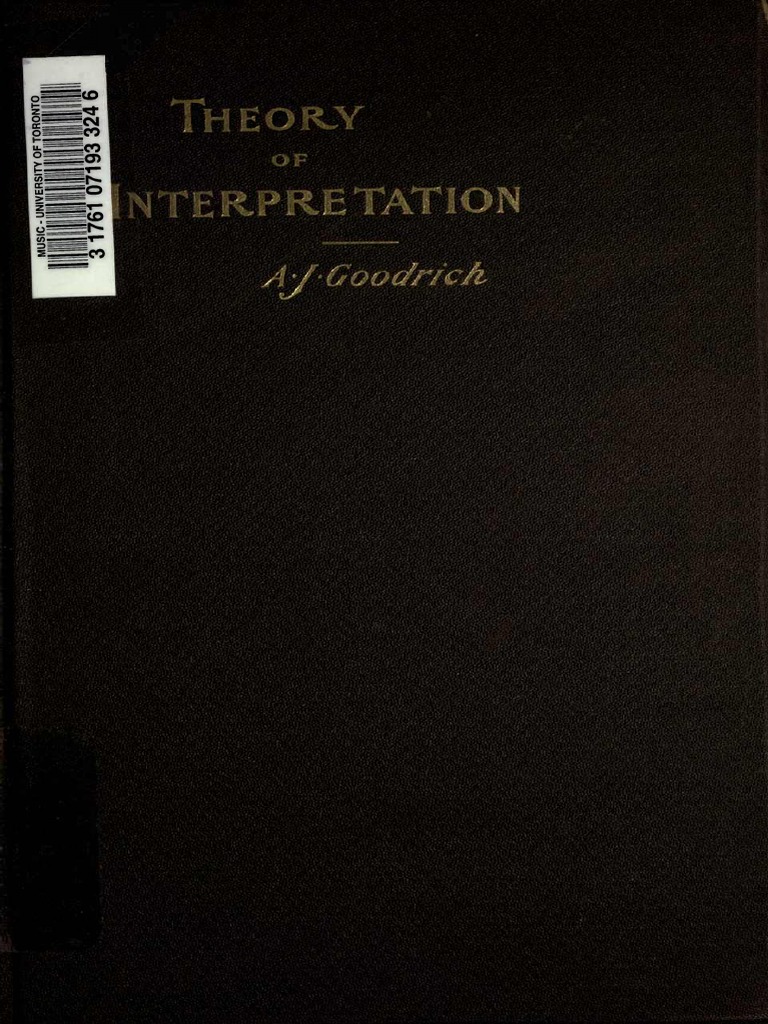Theory of Interpretation | PDF | Rhythm | Stress (Linguistics)