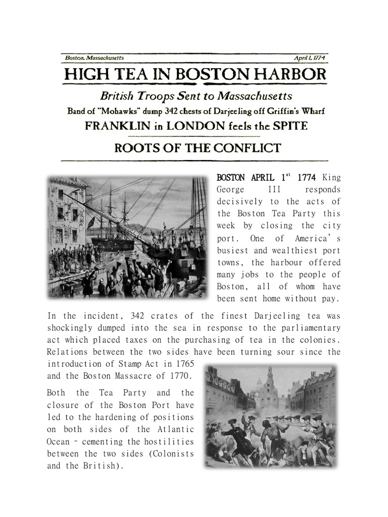 Boston Tea Party Bulletin | PDF