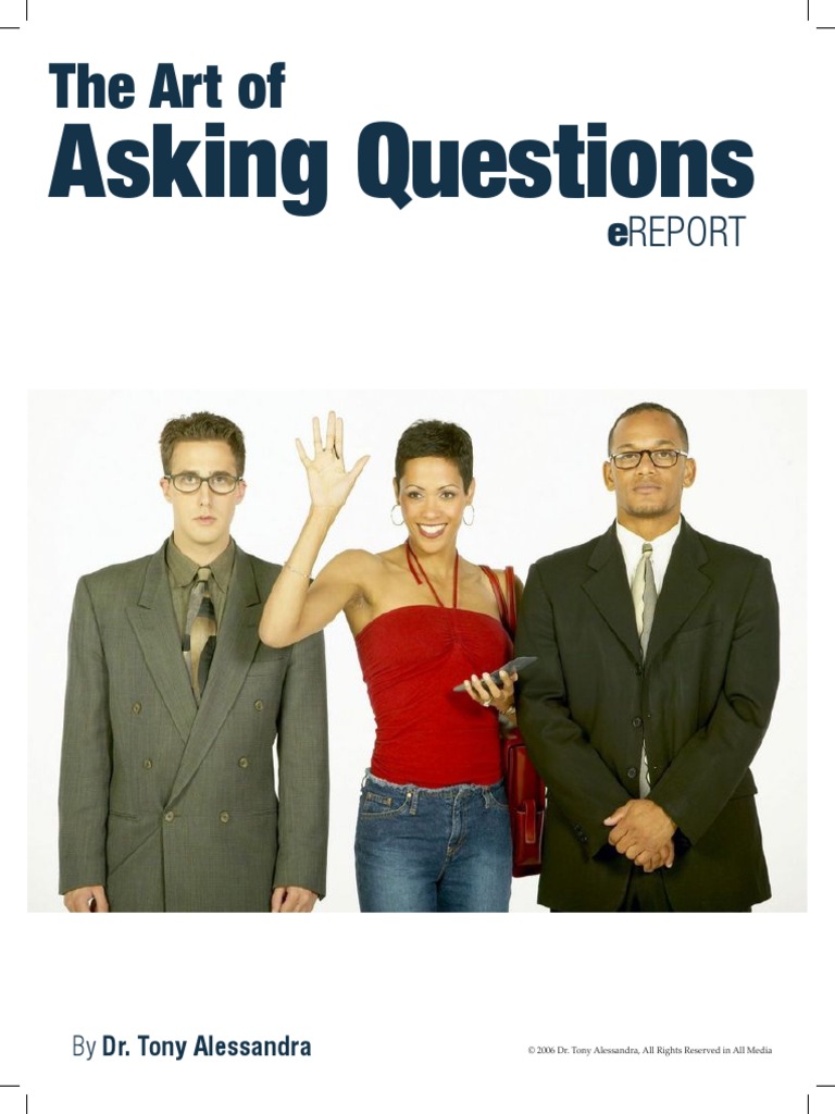 Free eBookTony AlessandraThe Art of Asking Questions PDF | PDF ...