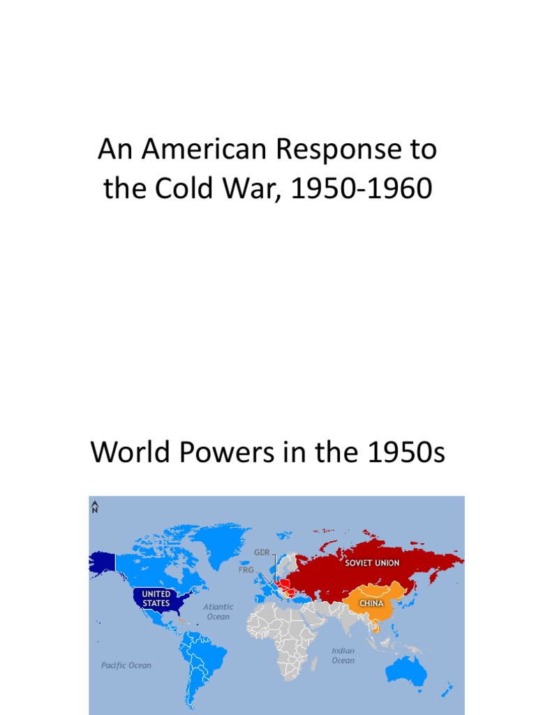 An American Response To The Cold War, 1950-1960 | PDF | Travel | History