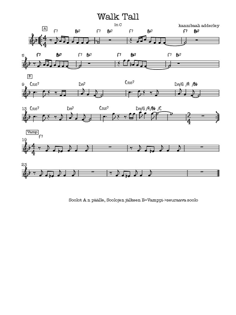Walk Tall | PDF