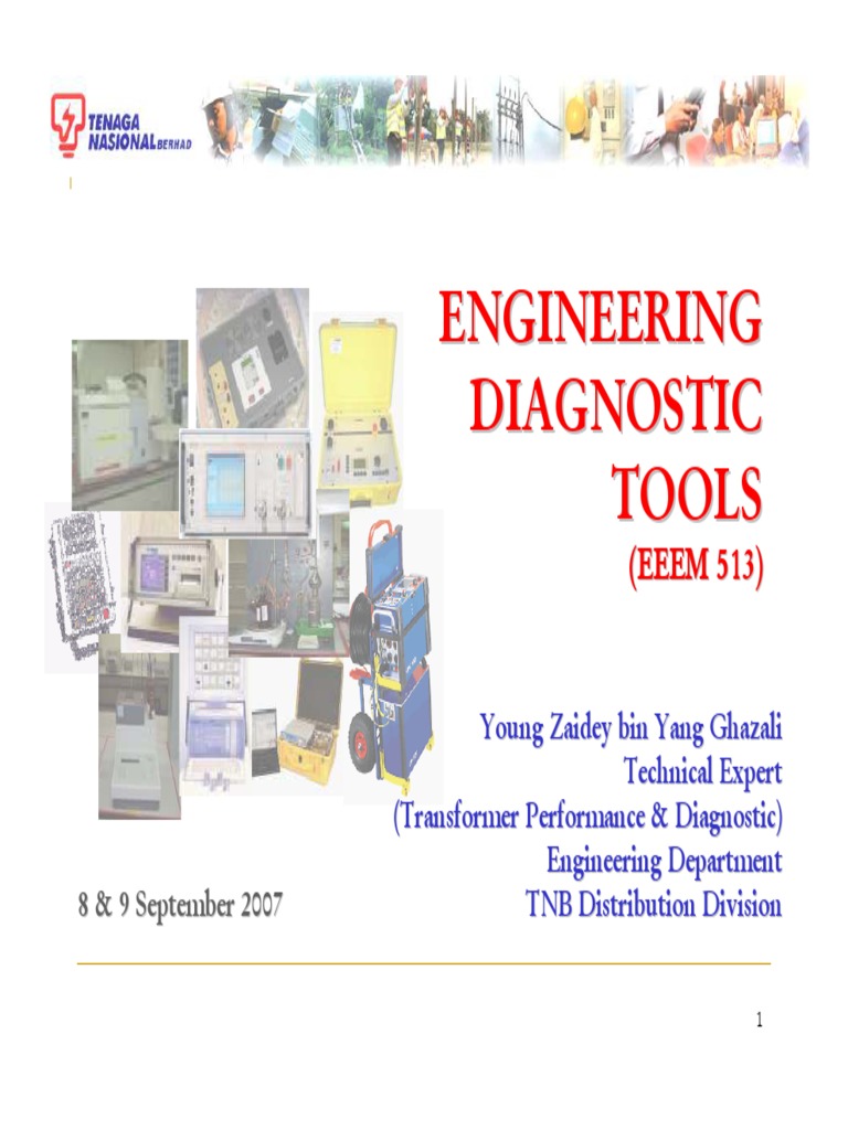 Engineering Diagnostic Tools EEEM 513 - (5) Transformer Advanced ...