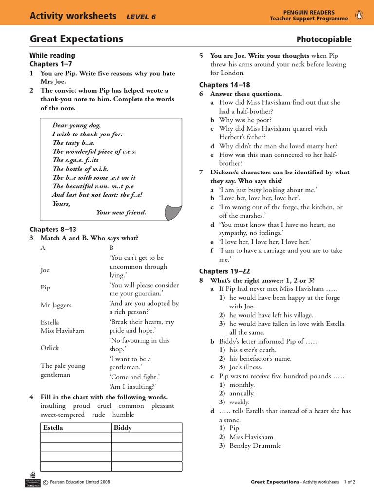Great Expectations | PDF | Great Expectations | Estella (Great Expectations)