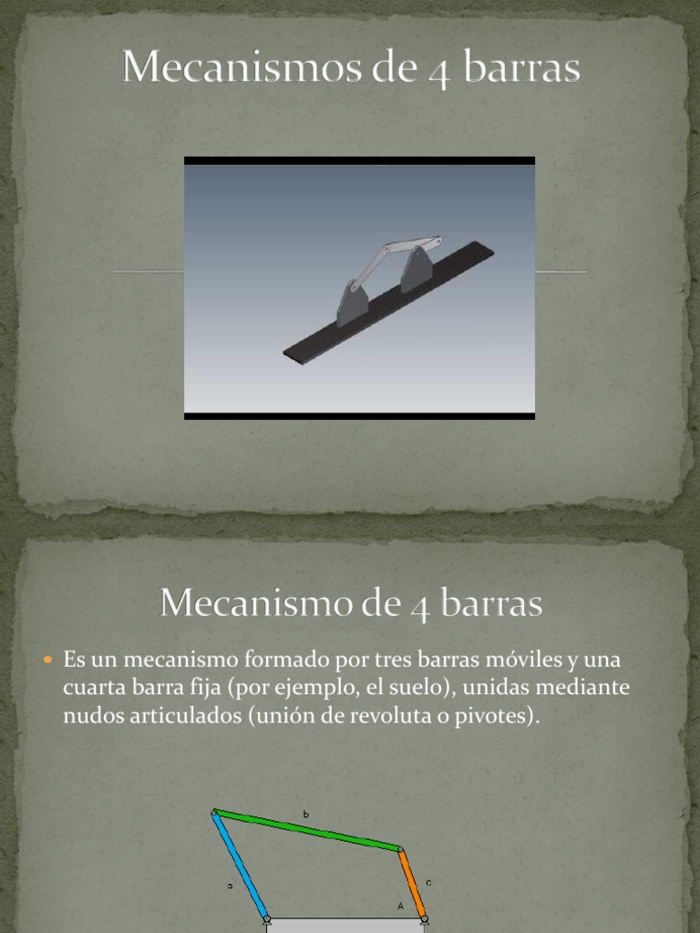 Ley de Grashof | PDF | Movimiento (física) | Cinemática