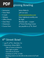 Bowling For Dummies Cheat Sheet | PDF | Hand | Games Of Physical Skill