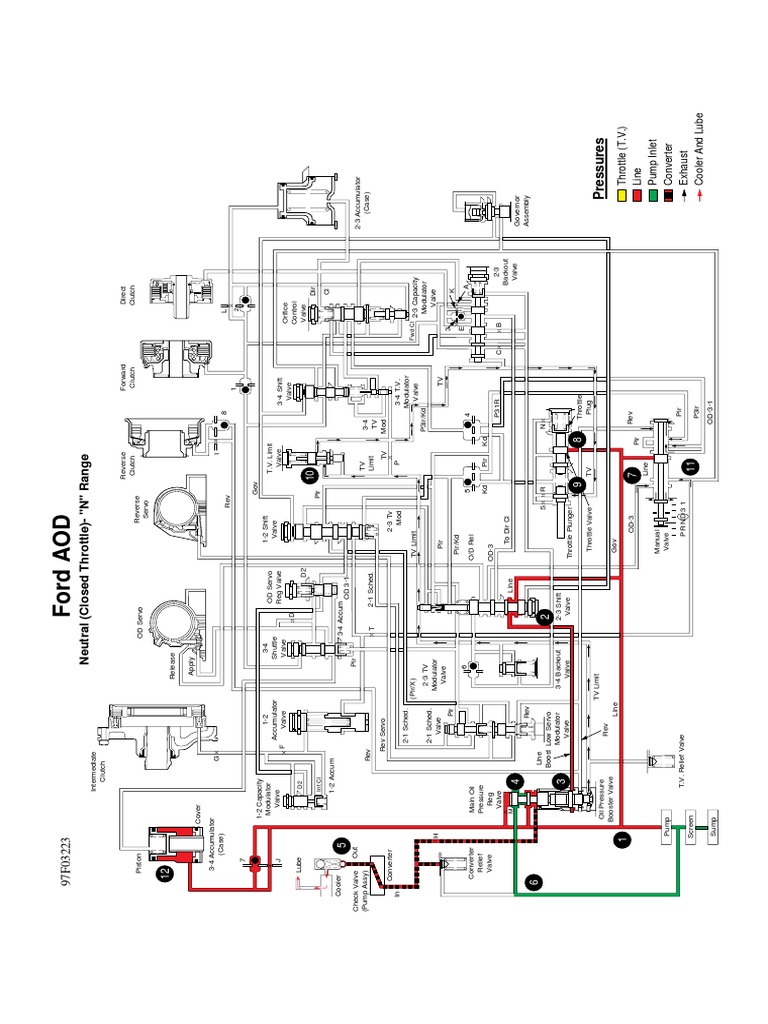 Ford Aod Transmission Diagrams