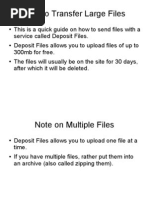 How To Download and Upload Documents in Intralinks | PDF