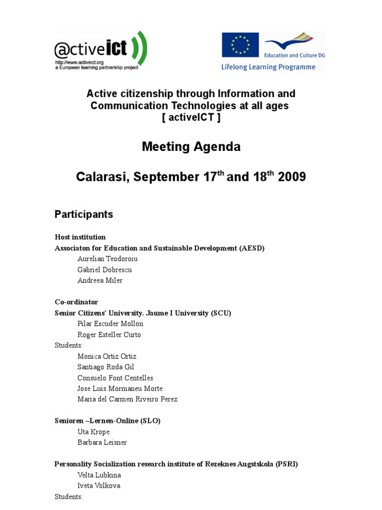 Active Citizenship Through Information and Communication Technologies ...