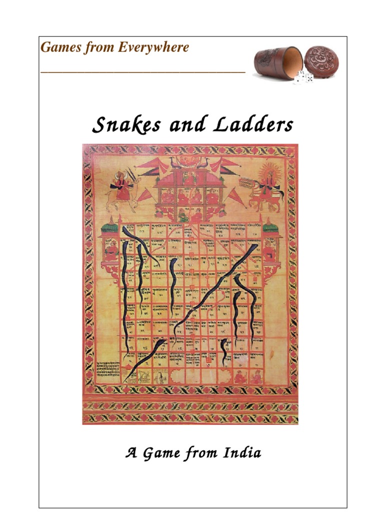 History and Rules of Snakes and Ladders | PDF | Moksha | Indian Religions