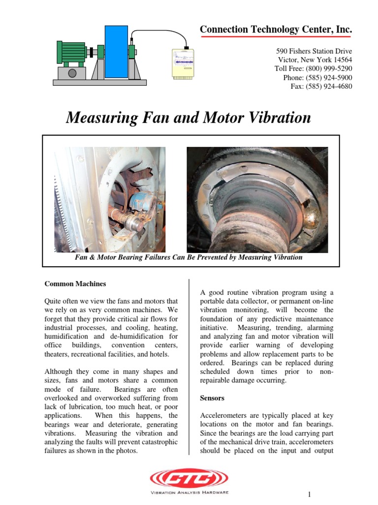 23-Measuring Fan and Motor Vibration | PDF