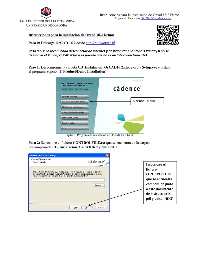 Instalación Orcad 16.2 Demo Paso a Paso | PDF | Tecnología digital ...
