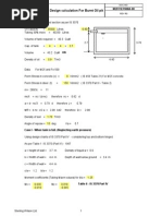 Cable Trench Design Calculations | PDF | Pressure | Materials