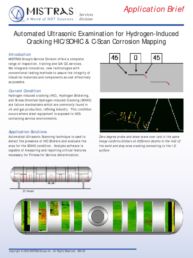 Hydrogen Induced Cracking | Ultrasound | Image Scanner