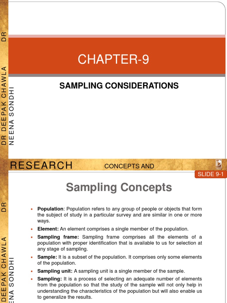 Sampling Fundamentals: Key Concepts, Designs, and Size Determination ...