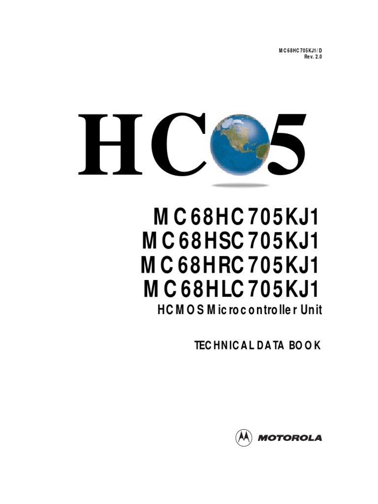 MC68HC705KJ1 Data Sheet | PDF | Instruction Set | Microcontroller