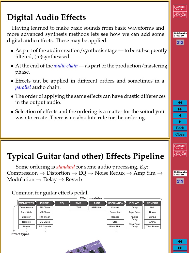 Digital Audio Effects | PDF | Modulation | Sampling (Signal Processing)