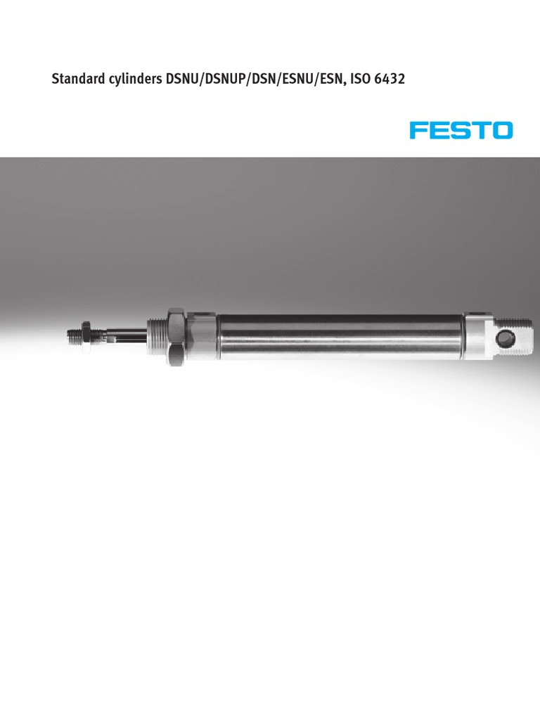 Festo Standard Cylinders | PDF | Piston | Corrosion