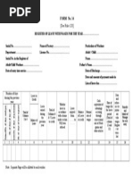 Form 15 Leave with Wages Register | PDF | Finance & Money Management