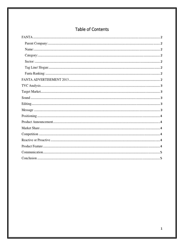 FANTA | PDF | Television Advertisement | Coca Cola