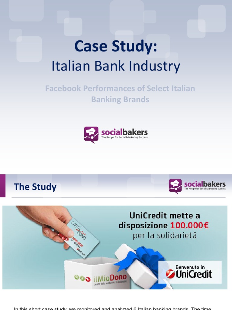 Italian Banks - A Facebook Case Study | PDF | Banks | Facebook